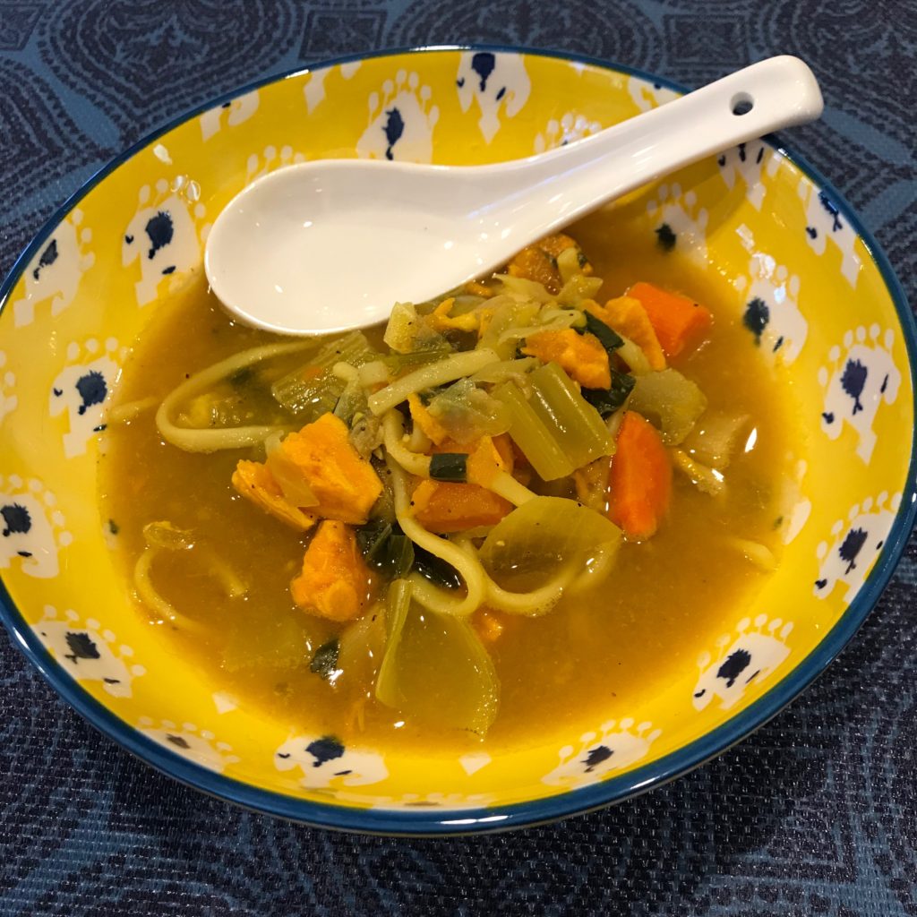 Thai "Get well" soup - Snap Pea Sheep